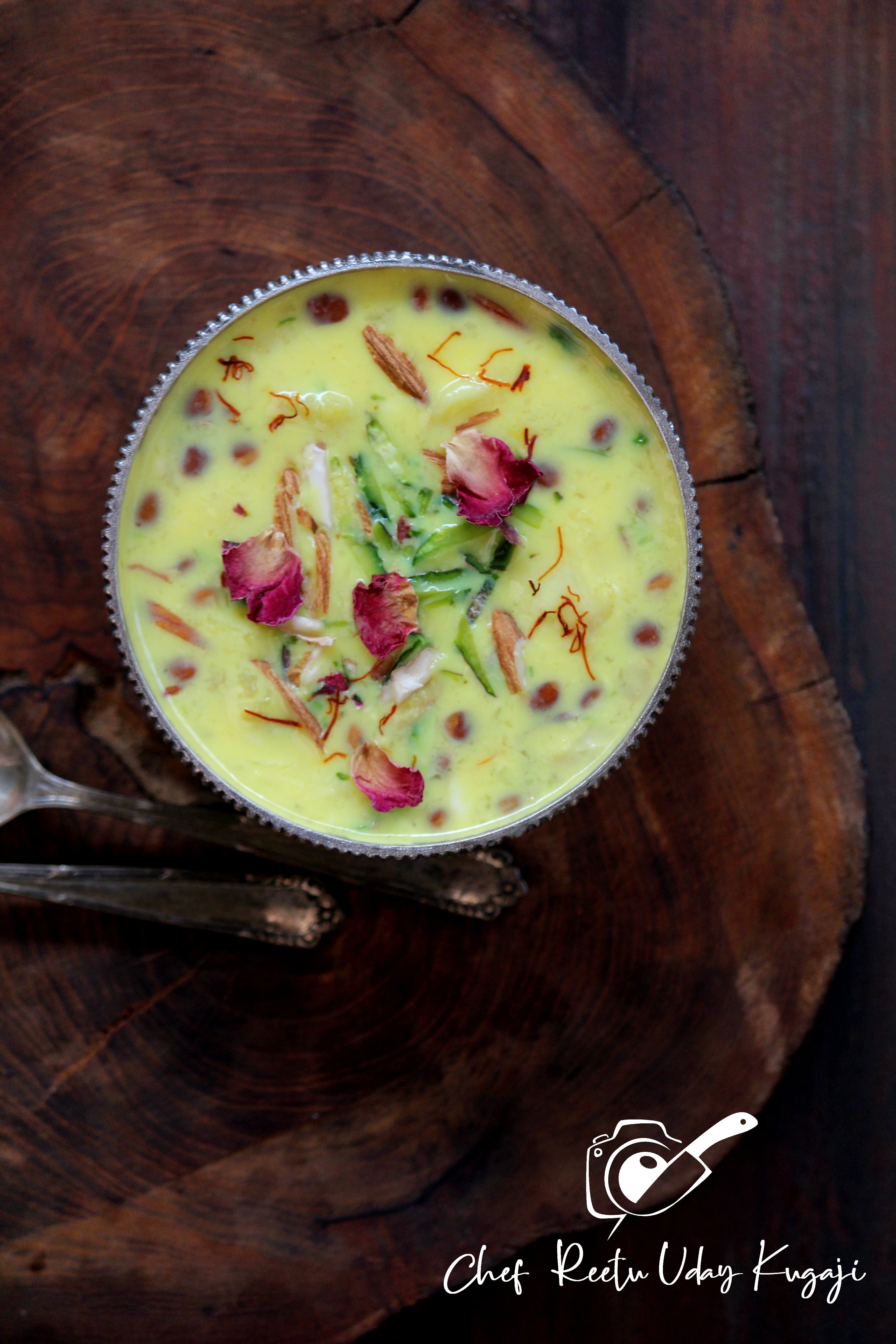 Sitaphal Aur Kesar Ki Basundi (Custard Apple And Saffron Basundi ...