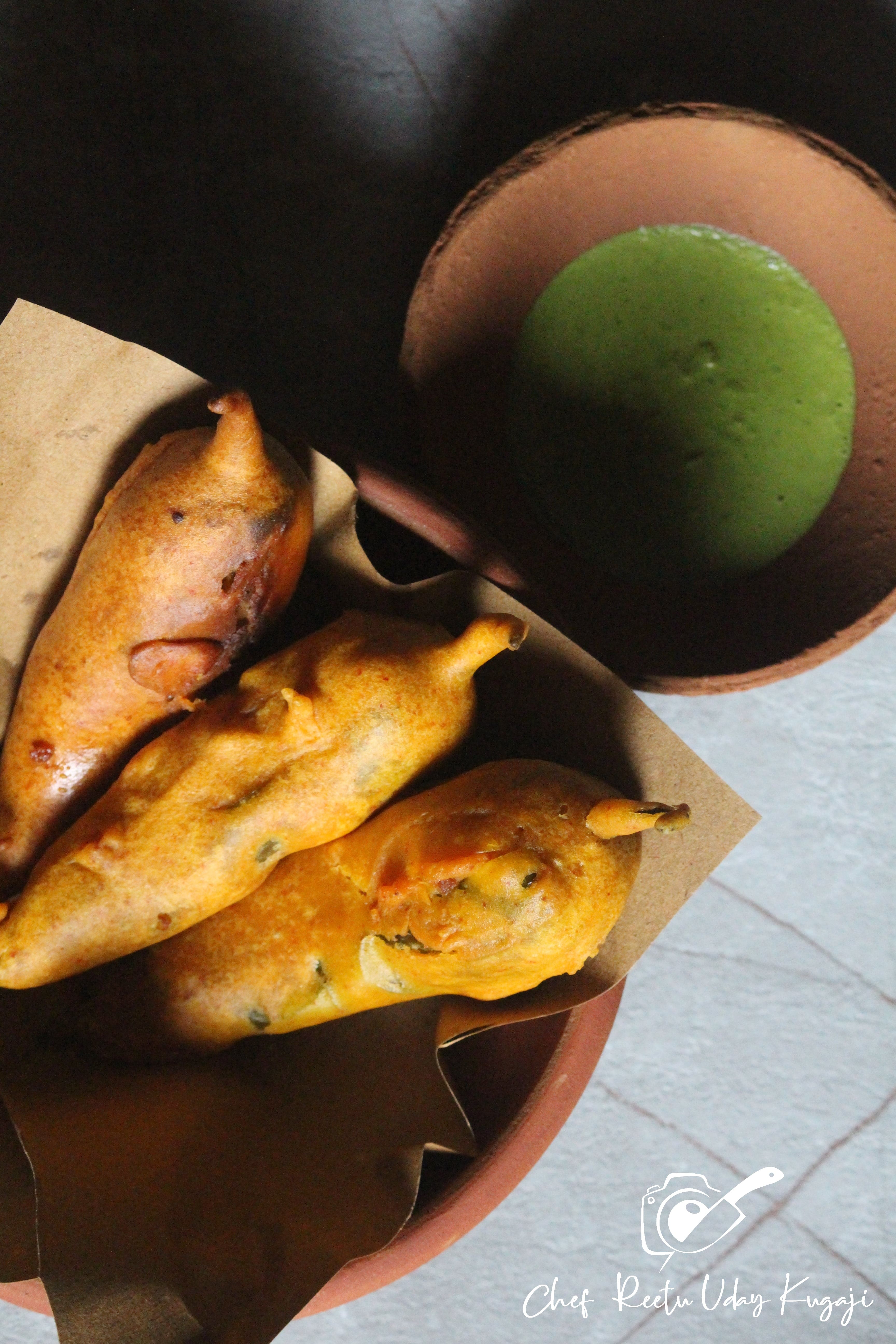 Rajasthani Mirchi Bada (Rajasthani Mirchi Vada) – Chef Reetu Uday Kugaji