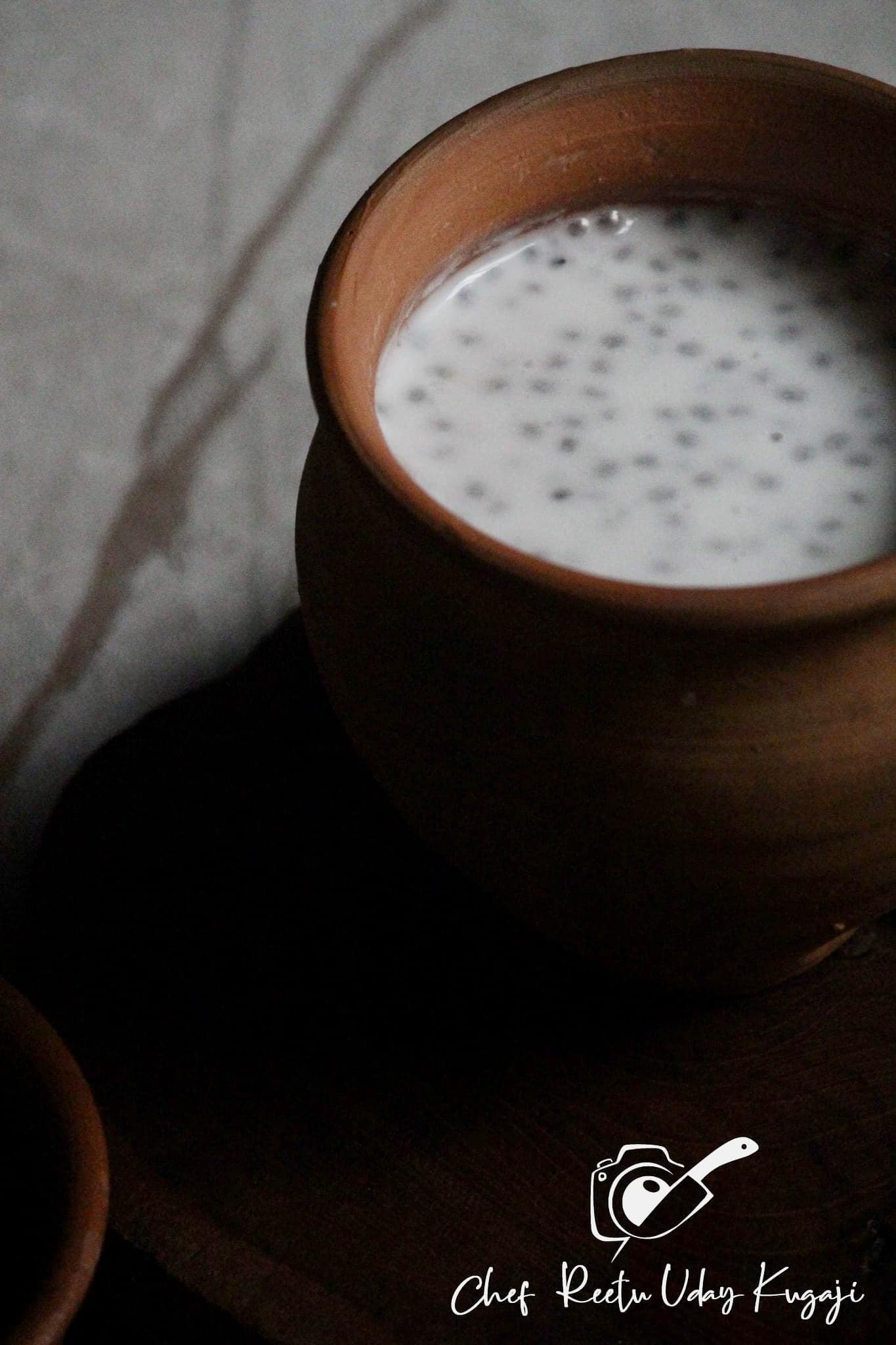 Landa Baguli Dohi Sharbat (Sweet Basil Seeds and Curd Sharbat) – Chef ...